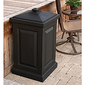 Mayne Berkshire Multi-Purpose Storage Bin - 20in x 20in x 38in - 45 Gallons of Storage Capacity - Polyethylene (4835-B)