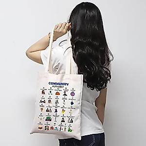 MNIGIU Community TV Show Inspired Gift Community Tote Bag Community Merchandise Community Fans Gift (Shopping Bag)