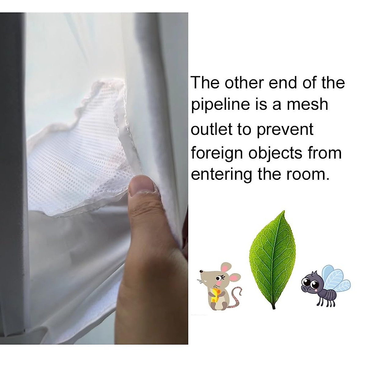 APAYADO Window Seal for Portable Air Conditioner 157in with 1.5M Exhaust Hose For Better sealing - NO NEED TO PREPARE ADDITIONAL HOSES
