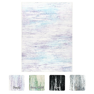 LIVEBOX Machine Washable Area Rugs 8x10 Lavender Rug Girls Bedroom Rug, Soft Ultra-Thin Nursery Rug Girl for Living Room, Modern Purple Rug for Girls Room, Lilac Rug for Nursery Room