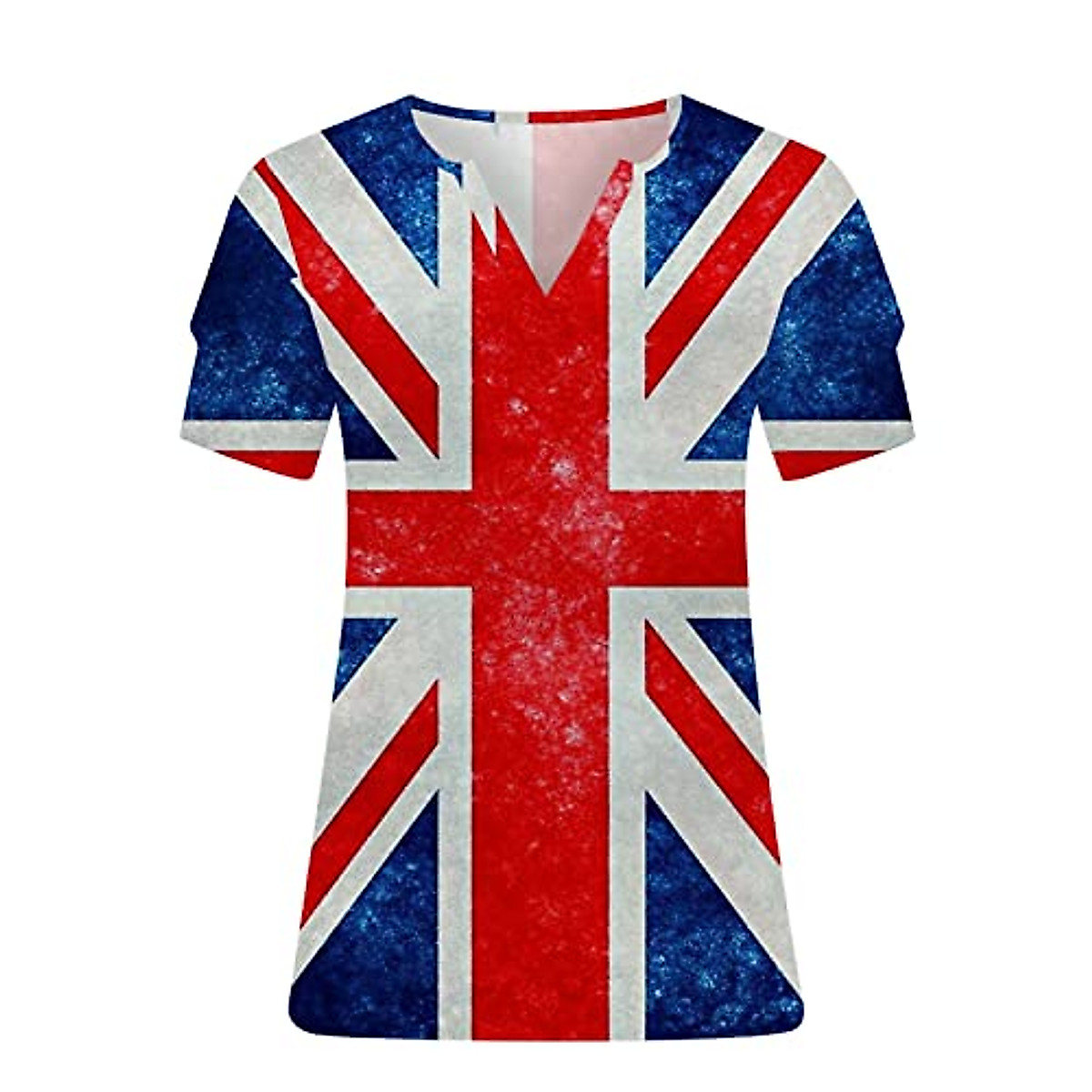 Womens Summer Tops 2023 Patriotic T Shirts Lightweight American Flag 4th of July Tops Dressy Casual Loose Tshirts