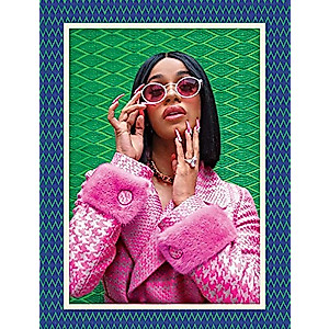Cardi B Singer 12 x 18 Inch Multicolour Rolled Poster