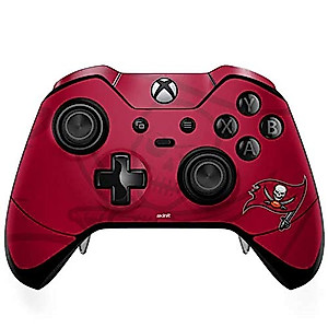 Skinit Decal Gaming Skin compatible with Xbox One Elite Controller - Officially Licensed NFL Tampa Bay Buccaneers Double Vision Design