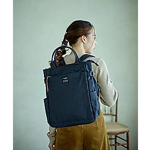 anello(アネロ) Anero POST ATC1225Z 2-Way Backpack, A4, Multiple Storage, Beige