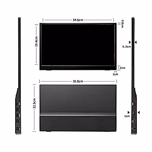 Portable Monitor 1080P 15.6 Inch FHD, IPS Eye Protection Monitor, External Screen Computer with Speakers