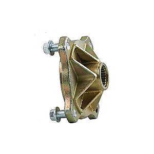 MuChaIOAK 44" Rear Live Axle Complete Kit, Complete Go Kart Rear Rebuild Kit, with Sprocket + Pillow Block+ Brake Disc + 4 Bolt Hub for Go Kart Golf Cart ATV Buggy Quad