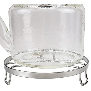 EIKS 2 Pack Steam Rack Cooling Stand for Steaming Food Air Fryer Pot Cooking Baking Usage, Size of 6-inch Round Stainless Steel Rack