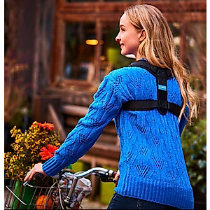 ComfyBrace Posture Corrector-Back Brace for Men and Women- Fully Adjustable Straightener for Mid, Upper Spine Support- Neck, Shoulder, Clavicle and Back Pain Relief-Breathable