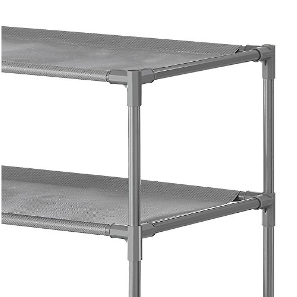 Whitmor Spacemaker 6-Tier Shelves, Gunmetal