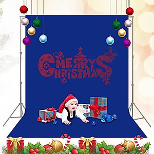 Lidlife 10 x 10 ft Blue Backdrop,Blue Screen Backdrop Background for Photoshoot Polyester Fabric Chromakey Blue Background Backdrop with 4 Backdrop Clips for Photography,Video Studio