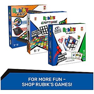 Rubik's Blocks, Original 3x3 Cube with a Twist Challenging Problem-Solving Puzzle Retro Brain Teaser Fidget Toy, for Adults & Kids Ages 8 and up