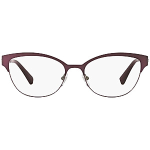 Versace VE1240-1397 Eyeglasses, Plum w/Demo Lens, 53mm