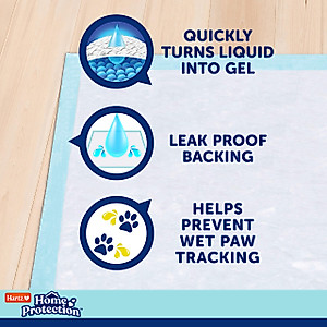 Hartz Home Protection Mountain Fresh Scented Dog Pads, XL 60 Count, Super Absorbent & Won't Leak, Odor Eliminating