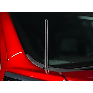 AntennaMastsRus - Short Rubber Antenna fits Toyota Tacoma (1995-2015) - USA Stainless Steel Threading - The Original Replacement 6 3/4 Inch Accessories - Car Wash Proof - Internal Copper Coil