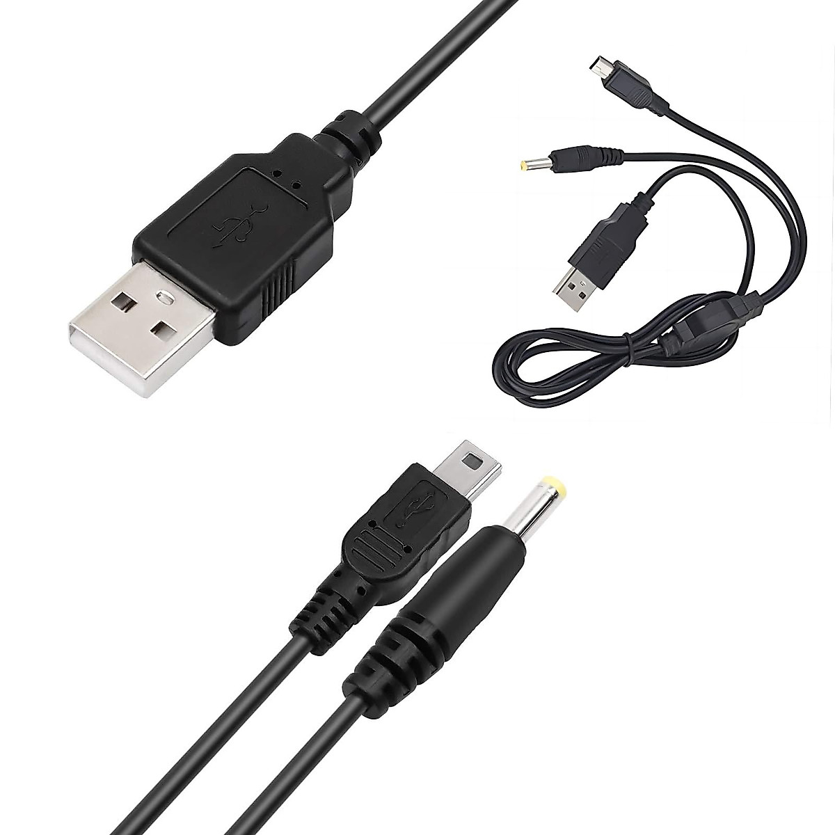 ANYQOO Genuine Data & Power USB Cable for Sony PSP 1000, 2000, 3000
