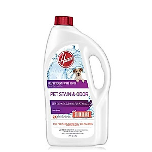 Hoover Pet Stain & Odor with Stainguard Carpet Cleaner Solution, 64Oz, AH30921