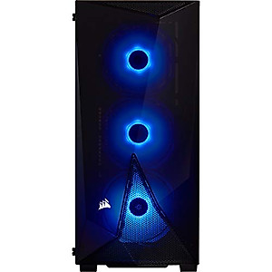 Corsair Carbide Series SPEC-DELTA RGB Mid-Tower ATX Gaming Case, Tempered Glass