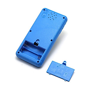 Retro Block Game Console Brick Game Console with Color Shell and Large Screen Powered by 2 AA Batteries Build 23 Games and with a Small Body (Blue)