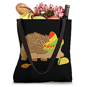 Hedgehog Sombrero Costume Maracas Tacos Spiny Critters Tote Bag