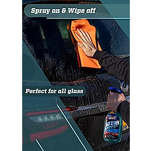 Gliptone Glass Cleaner with Anti Static, Repels Lint & Dust (22 Fl Oz)