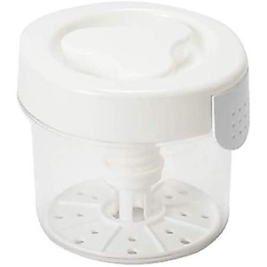 Japanbargain , Japanese Pickle Press Tsukemono Maker Round Shape Container P-Carrot Made in Japan, 1.0 L