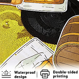 Spiral Whiskey Birthday Party Decorations for Men Aged to Perfection Party Supplies Beer Party Decorations Cheers and Beers Theme Hanging Swirls Streamers 50th 40th 30th Birthday Decorations for Party