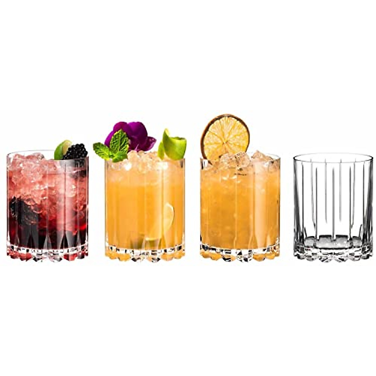 Riedel Drink Specific Glassware Double Rocks Set of 4, 2 ounces