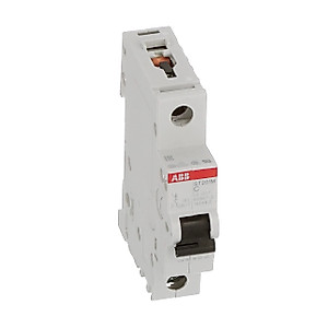 ST201M-C20, Circuit Breaker; Miniature; DIN Rail Mount; C Curve; 1 Pole; 20A