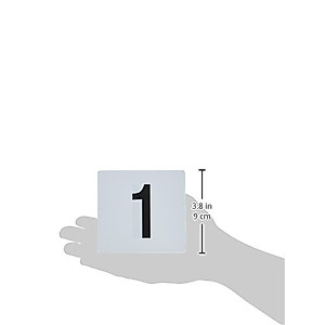 Winco 1-100 Plastic Table Numbers