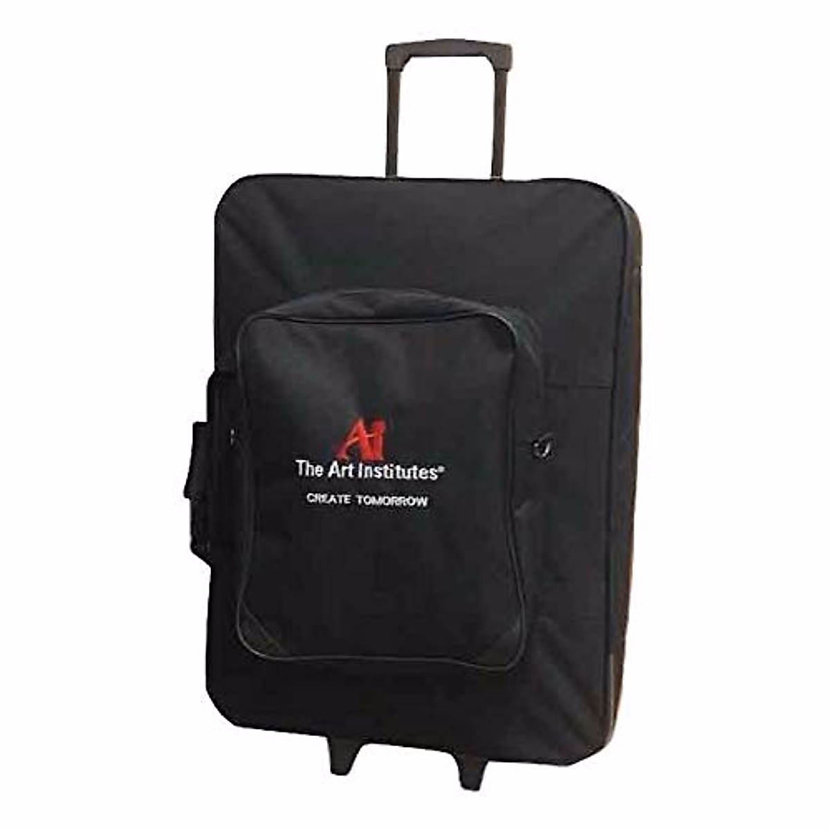 Canvas Rolling Art Portfolio with Removable Front Pouch/Duffel Artist Case