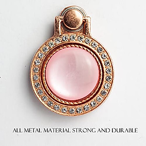 [2 Packs] Gemstones Glitter Bling Bling Phone Ring Holder, Sparkle Phone Ring Grip Artificial Diamond Stand,Rhinestone Cell Finger Ring for Phones,Pad