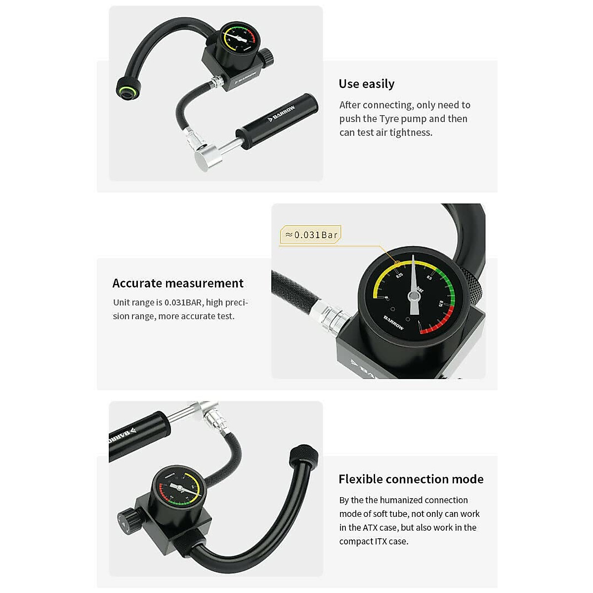 Barrow Manual air Tightness Tester