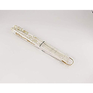 12 Pc Mix Spanish Style White and Gold Glitter Floral Pattern Folding Fan for Wedding Party Decor/Sweet 15 favors/Dancing Hand Fan/Table Setting/Wall Decoration/Out Door Wedding/Wedding Gift