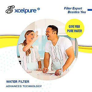 EXCELPURE 1 Micron 10" x 2.5" Whole House CTO Carbon Water Filter Cartridge Replacement for Home Countertop System, Dupont WFPFC8002, WFPFC9001, FXWTC, SCWH-5, WHEF-WHWC, WHCF-WHWC, CTO10, T01, 4PACK