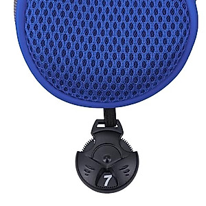 Andux 4pcs/Pack Long Neck Golf Hybrid Club Head Covers Dial No. Tag CTMT-02 Blue