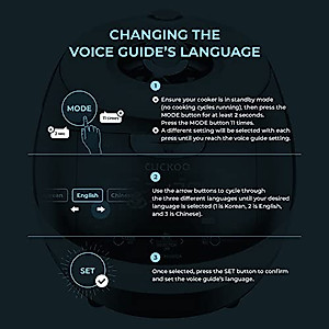 CUCKOO CRP-HZ0683FR | 6-Cup (Uncooked) Induction Heating Pressure Rice Cooker | 13 Menu Options, Auto-Clean, Voice Guide, Made in Korea | Black/Red