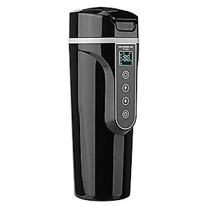 Car Home Dual-Use Electric Kettle Water Heating Cup with Temperature Control and Cigarette Lighter 12V Convenient and Versatile Travel Companion