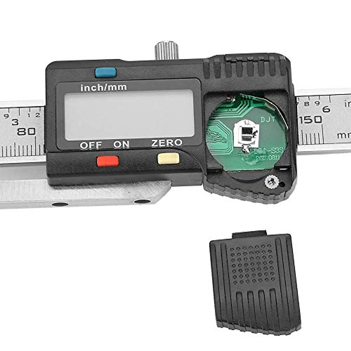 Digital Elevation Marker with Measuring Height 150mm, Magnetic Feet, Millimeter/Inch Conversion, Stainless Steel Base, Depth Gauge Measuring Gauge for Marking On Workpieces