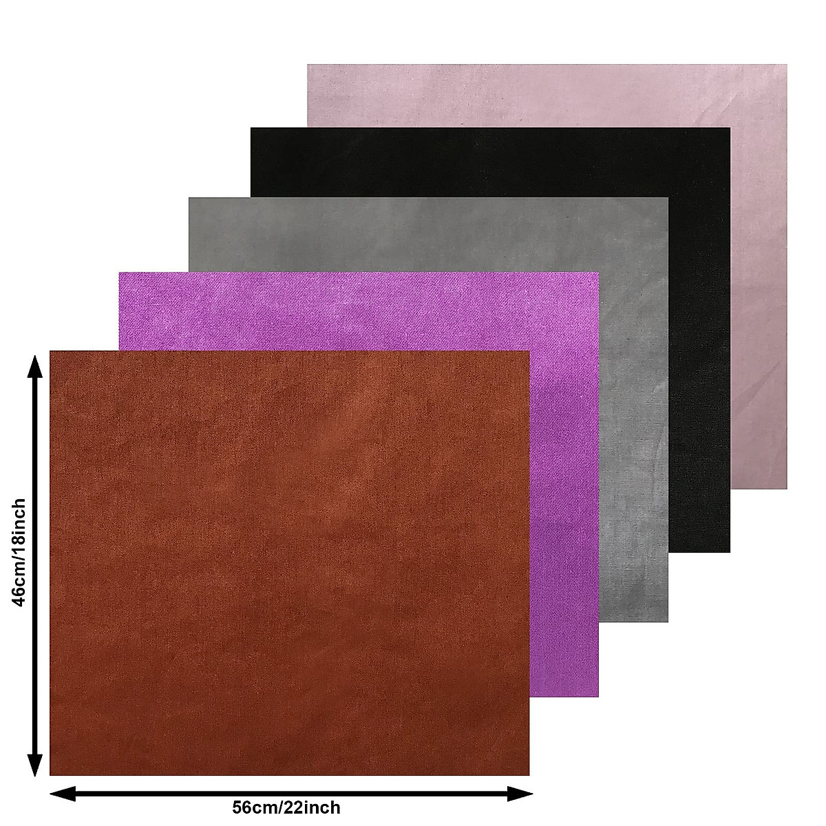 Misscrafts 100% Cotton Quilting Fabric Bundles 10pcs Craft Fabric Squares Fat Quarters 18x22” Multicolored for Patchwork DIY Sewing Scrapbooking (Multicolored)