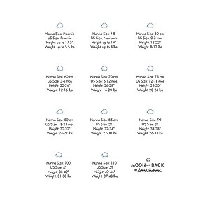 Moon and Back by Hanna Andersson Unisex Babies' one-Piece Organic Cotton Footless Pajamas, Flowers & Critters, 12-18 Months