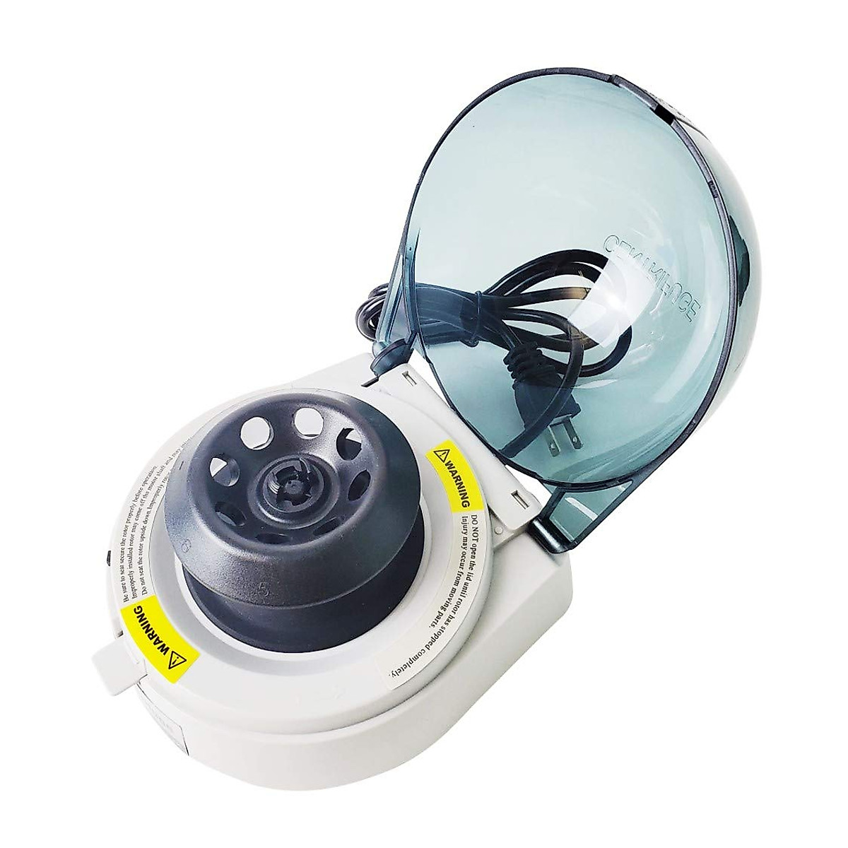 Mini Desk-top Centrifuge, Two Speed at 4000 rpm and 7200 rpm, Two Rotors for for 8 x 2.0/1.5 ml and 2 x 8-strip PCR Tubes, Two Sets of Adapters for 0.2 ml and 0.5 ml Tubes, 110V