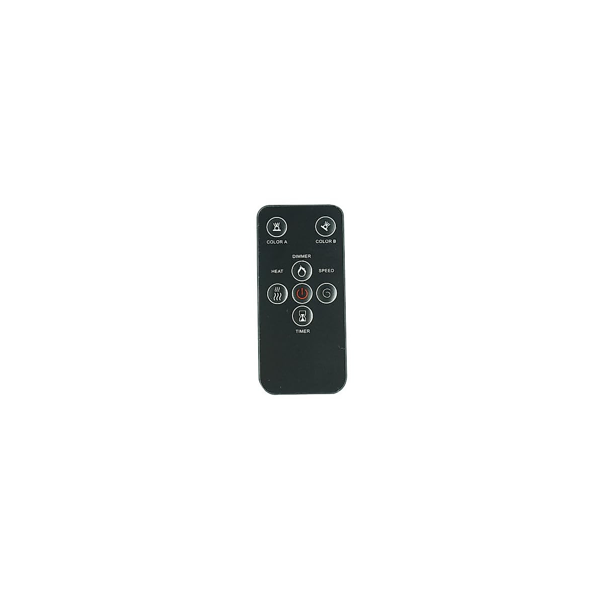 Hotsmtbang Replacement Remote Control for Costway EP24702 EP24703 EP24704 EP24705 EP24706 GHM0255 GHM0252 LED 3D Electric Infrared Fireplace Space Heater