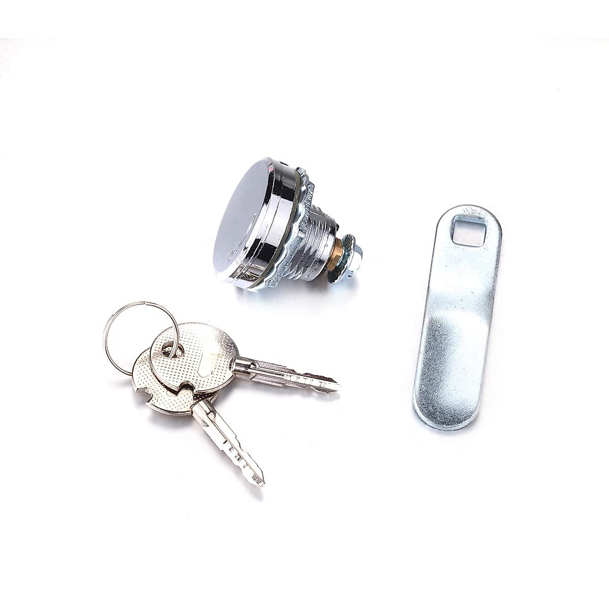 Cabinet Drawer Cam Lock, Letter Post Box Lock,1pcs Waterproof Covered Cam Lock Cabinet Safe Letter Mail Box Key Lock 18mm w/ 2 Keys