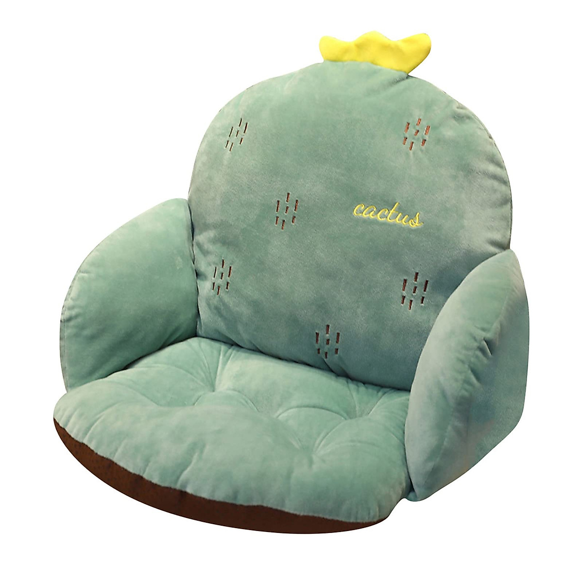 Scceatti Children's Couch Green2 in 1 Kids Cushions Cartoon Lazy Sofa Cute Cartoon Cushion Back Office Chair Cushion Sofa Pillow Cushion Home Decoration Cushion Lumbar Support for Living Room Bedroom