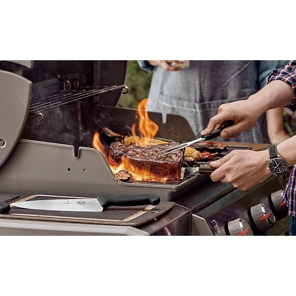 Victorinox 10-Inch Fibrox Pro Chef's Knife, Black