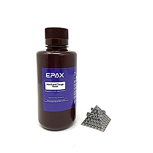 EPAX 3D Printer Hard and Tough Resin for LCD 3D Printers, 500g Grey