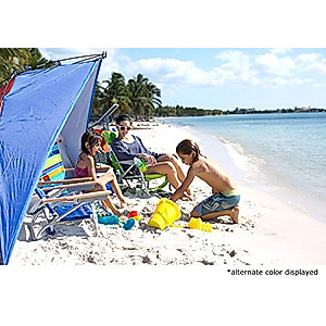 RIO Brands Beach Portable Sun Shelter, Blue, Large