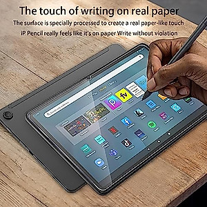 Zeking (2 Pack Paperfeel Screen Protector Compatible with Amazon Fire Max 11 tablet 11.0", [Feel Like Paper Film Writing] Tablet PET Film for S-Pen