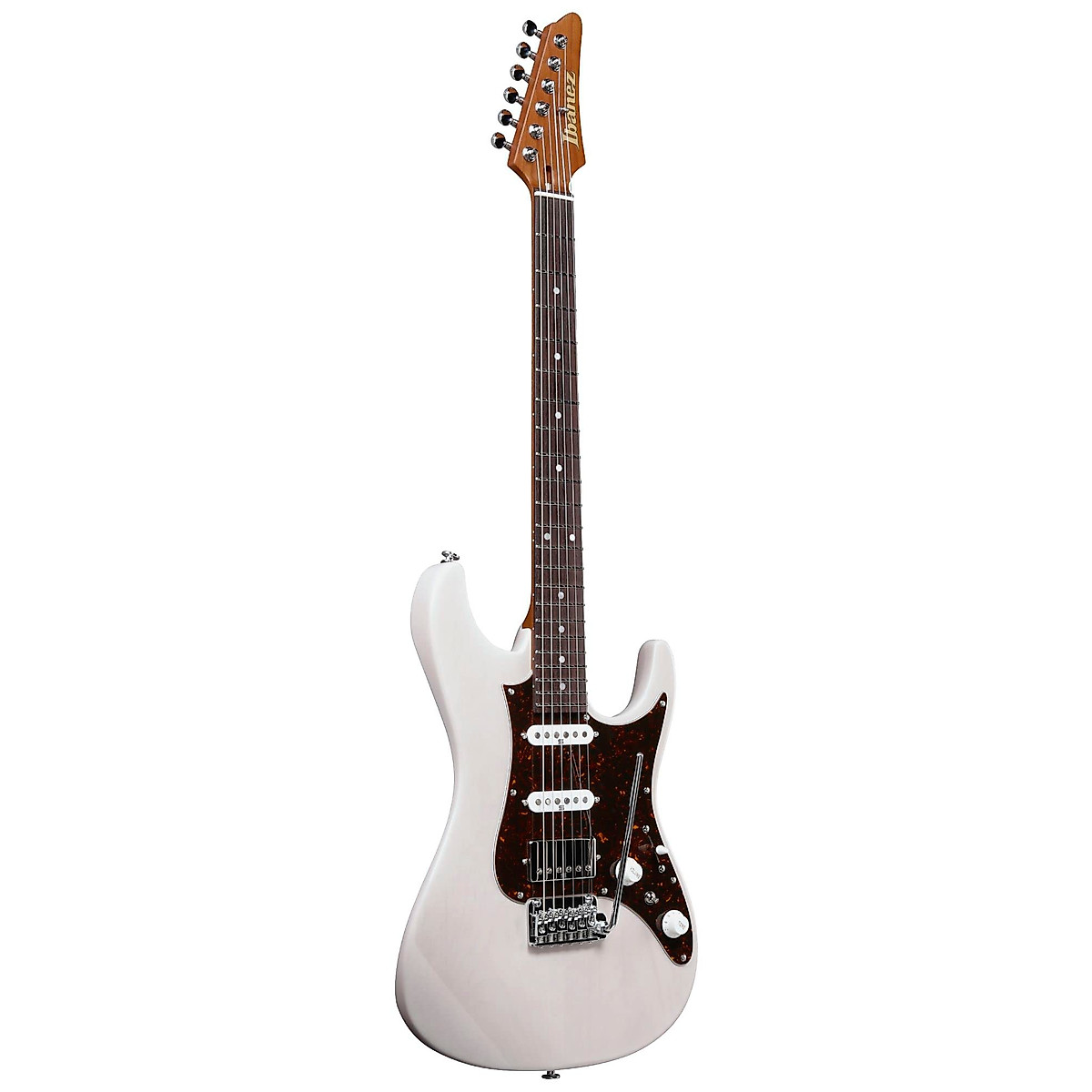 Ibanez AZ2204N Prestige 6-String Electric Guitar (Antique White Blonde, Right-Handed) with Case
