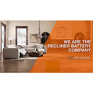 Enouvation E6 Power Pack- 6000mAh Rechargeable Lithium Ion Battery Supply for Power Motion Recliner, Sofa, and Sectional Home Furniture